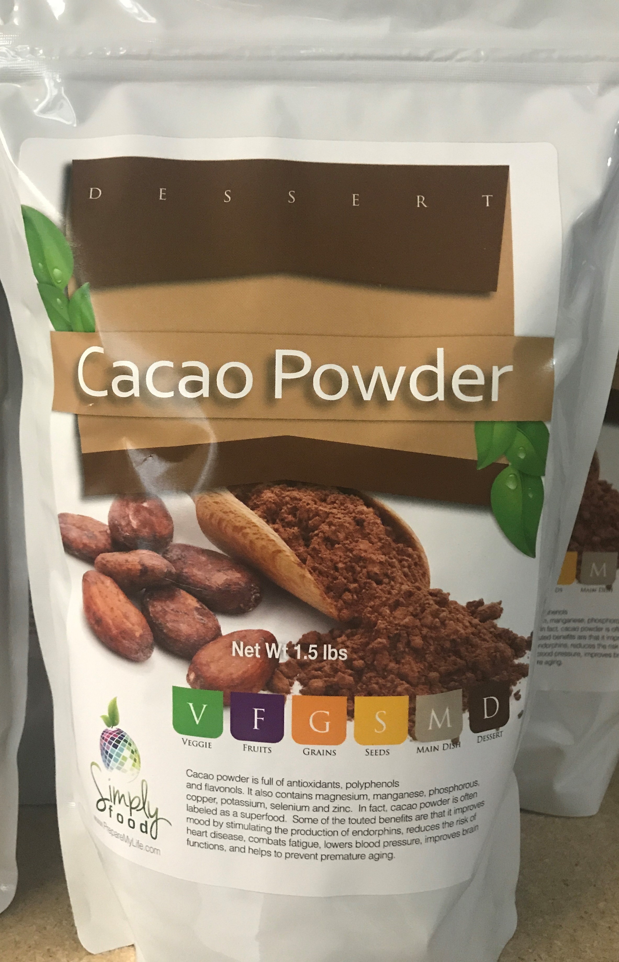 Prepare My Life Cacao Powder POUCH 1.5 lbs.